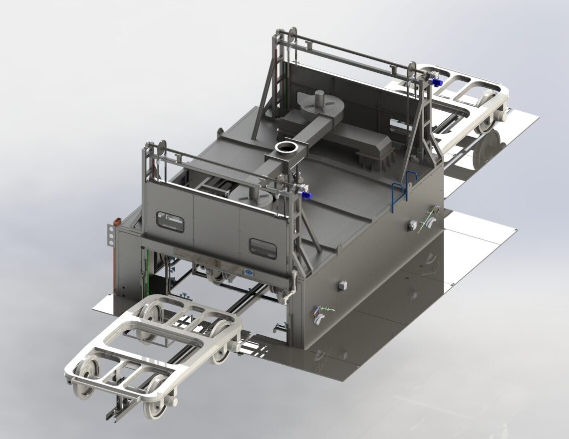 Railway Cleaning Machine | Rail Bogie & Coach Washing Plant